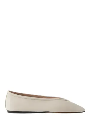 Le Monde Beryl Le Monde Beryl Luna Leather Ballet Flats Ecru