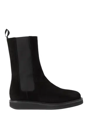 Legres 18 Suede Chelsea Boots - Black