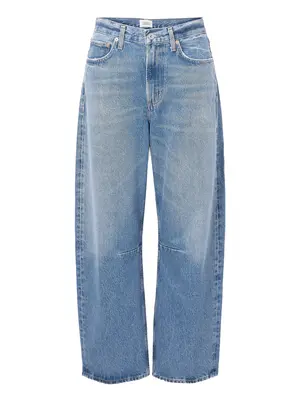 Citizens Of Humanity Miro Mid-rise Barrel-leg Recycled Jeans - Blue