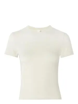 SKIMS Stretch-cotton Jersey T-shirt - Neutrals