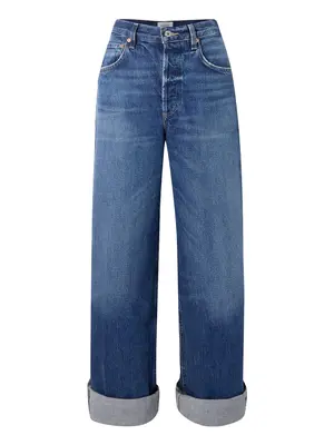 Citizens Of Humanity Ayla Baggy High-rise Jeans - Blue