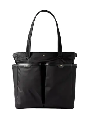 ANYA HINDMARCH Baby Leather-trimmed Econyl® Tote - Black