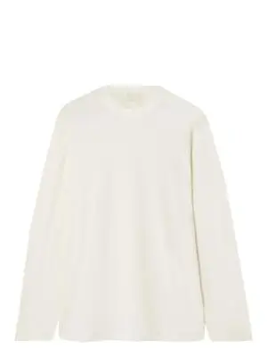 SKIMS Boyfriend Stretch-modal And Cotton-blend Jersey T-shirt - Neutrals