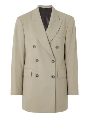 Acne Studios Double-breasted Blazer - Gray