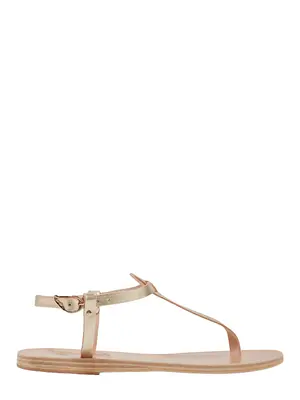 ANCIENT GREEK SANDALS Lito Metallic Leather Sandals - Gold
