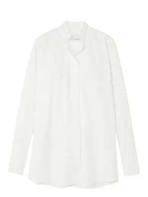 LIBEROWE Net Sustain Nerhu Cotton-poplin Shirt - White