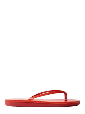 ANCIENT GREEK SANDALS Saionara Leather Flip-flops - Red