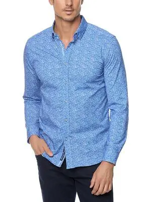 ROBERT GRAHAM Boden Button Front Printed Shirt
