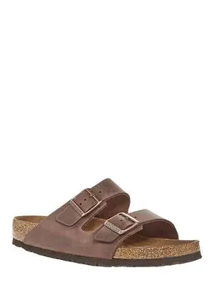 BIRKENSTOCK Arizona Slide Sandals Dark Brown