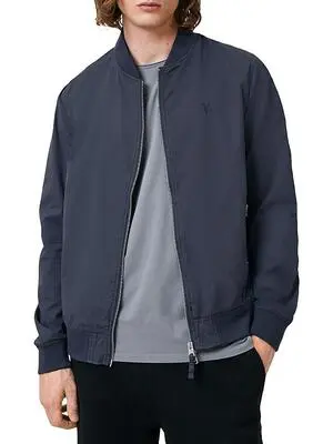 ALLSAINTS Bassett Bomber Jacket - Command Blue