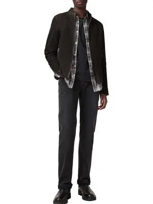 ALLSAINTS Cora Slim Fit Zip-Up Jacket Anthracite
