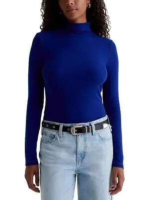 Ag The Chels Long Sleeve Turtleneck - Endless Blue