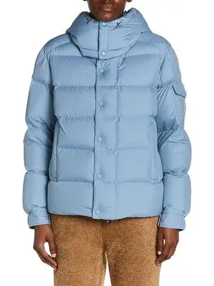 Moncler Maya Puffer Coat - Medium Blue