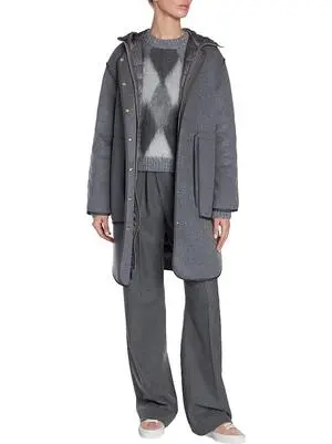 Moncler Bonrepos Coat - Charcoal