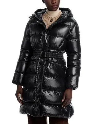 Moncler Bellevue Down Puffer Coat - Black