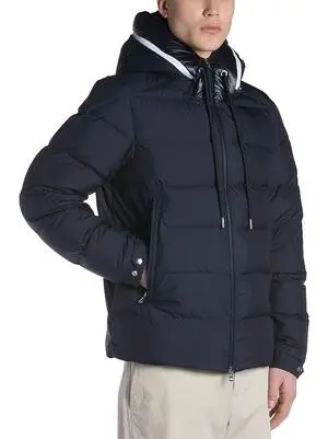 Moncler Cardere Zip Front Jacket - Navy