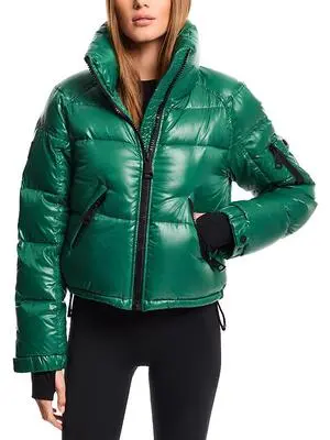Sam. SAM. Freestyle Cropped Puffer Coat Grass