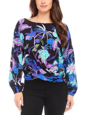 Karen Kane Floral Top - Print