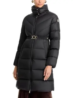 Moncler Long Down Coat - Black