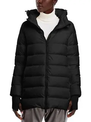 Herno Heavy A-line High-low Jacket - Black Espresso