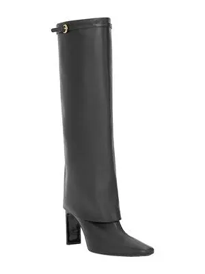 Staud Wally Leather High Heel Boots - Black