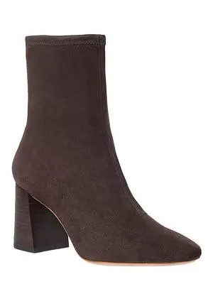 LOEFFLER RANDALL Elise Pointed Toe Ankle Boots - Brown