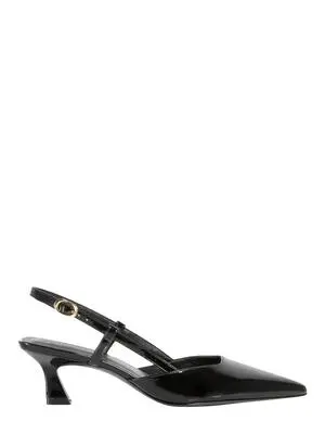 STUART WEITZMAN Vinnie 50 Slingback Kitten Heels - Black