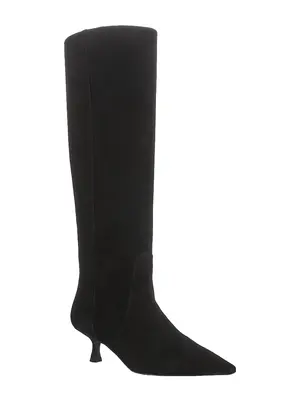 STUART WEITZMAN Naomi 50 Leather Boots Black