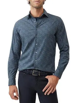 Rodd & Gunn Bellmount Button Front Shirt - Indigo