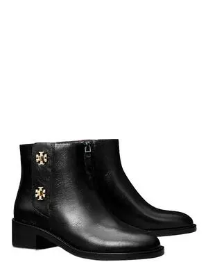 Tory Burch T Lock 35 Ankle Boots - Perfect Black