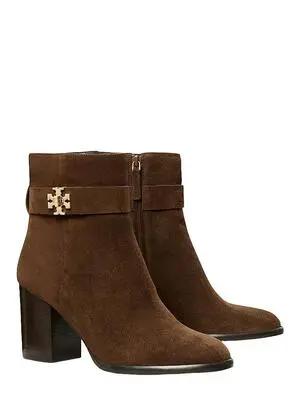Tory Burch T Lock Heeled Ankle Boots - Mustang