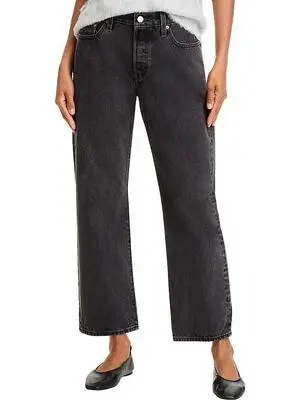 LEVI'S 501 90s High Rise Straight Ankle Jeans - Smooth Operator
