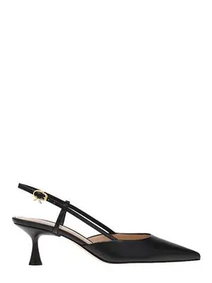 GIANVITO ROSSI Ascent 55 Pump - Black Calf Leather