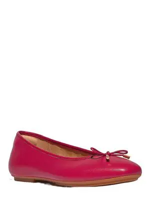 Fitflop Delicato Bow Ballerina Flats - Redberry