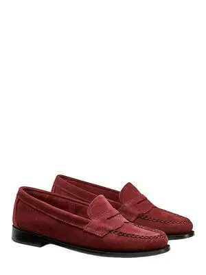 G.H.BASS G. H. Bass Willa Penny Loafer Flats - Wine