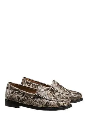 G.H.BASS G.h. Bass Whitney Easy Weejun Loafer Flats - Natural Multi