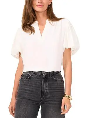 Vince Camuto Puff Sleeved Blouse - New Ivory