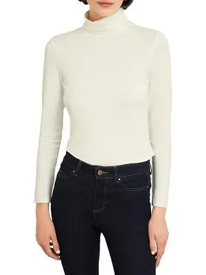HOBBS LONDON Mischa Roll Neck Top - Hobbs Ivory