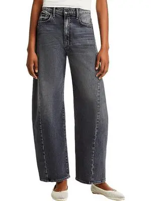 MOTHER The Half Pipe Flood High-rise Jeans - Outta Sight