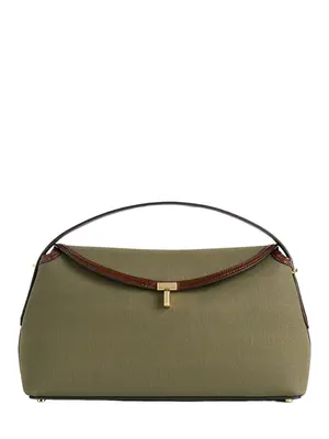 TOTEME T-lock Top Handle Bag - Khaki Green