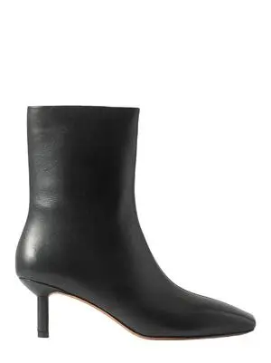3.1 Phillip Lim Nell Leather Ankle Boots - Black