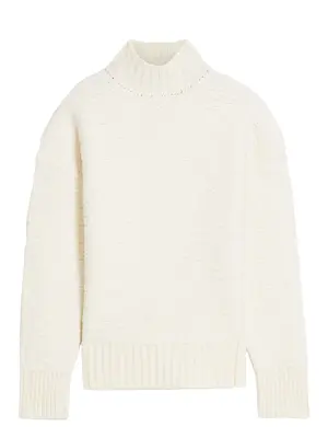 3.1 Phillip Lim Bouclé-knit Wool Turtleneck Sweater - Ivory