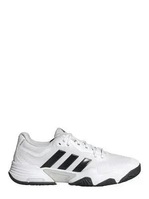 Adidas Lace Up Athletic Sneakers - Cloud White/black Blue Met./silver Metallic