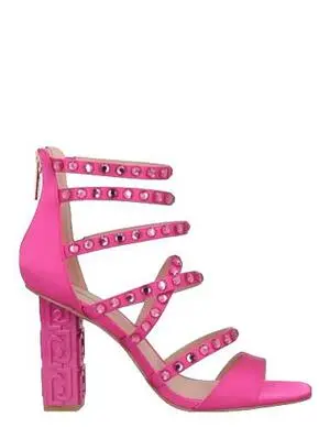 LIU •JO Strappy Embellished Sandals - Pink
