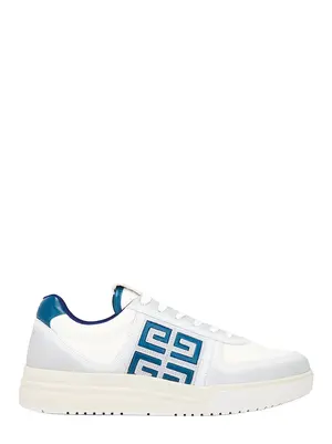 Givenchy G4 Low Top Sneakers - White & Blue