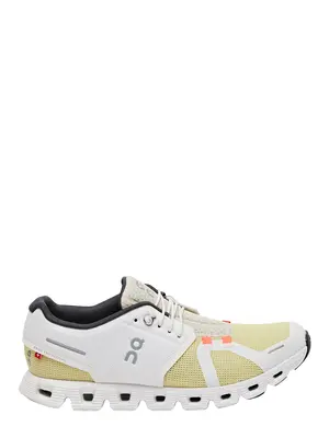 On Cloud 5 Panelled Sneakers - Cream