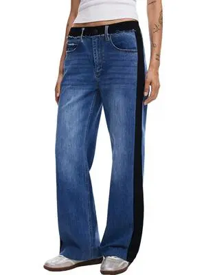 Desigual Ayana Straight Leg Jeans - Blue