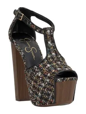 Jessica Simpson Jessica Simpson Dany Platform Sandals Black
