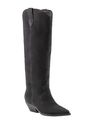 Marc Fisher Ander Knee High Boot By Marc Fisher LTD Dark Blue
