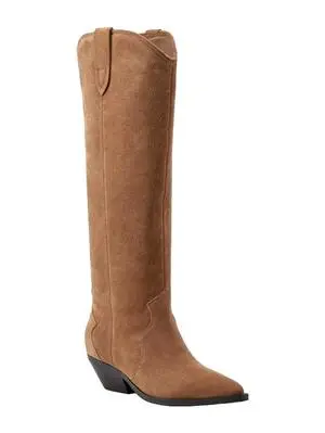 Marc Fisher Ander Knee High Boot By Marc Fisher LTD Medium Natural